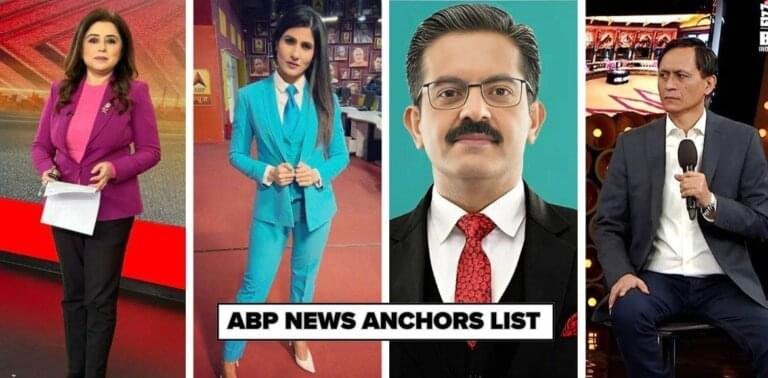 ABP News Anchors List 2025: Top Male & Female Reporters Profile